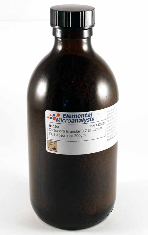 OBSOLETE - Suggested replacement B1322 Carbosorb Granular 0.7 to 1.2mm CO2 Absorbant 200g SODIUM ...